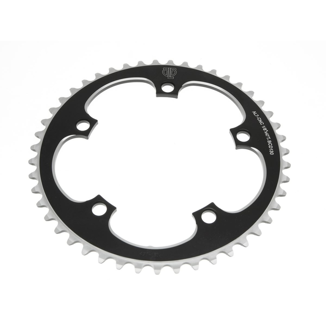 BLB Track Chainring - Black Black 48T