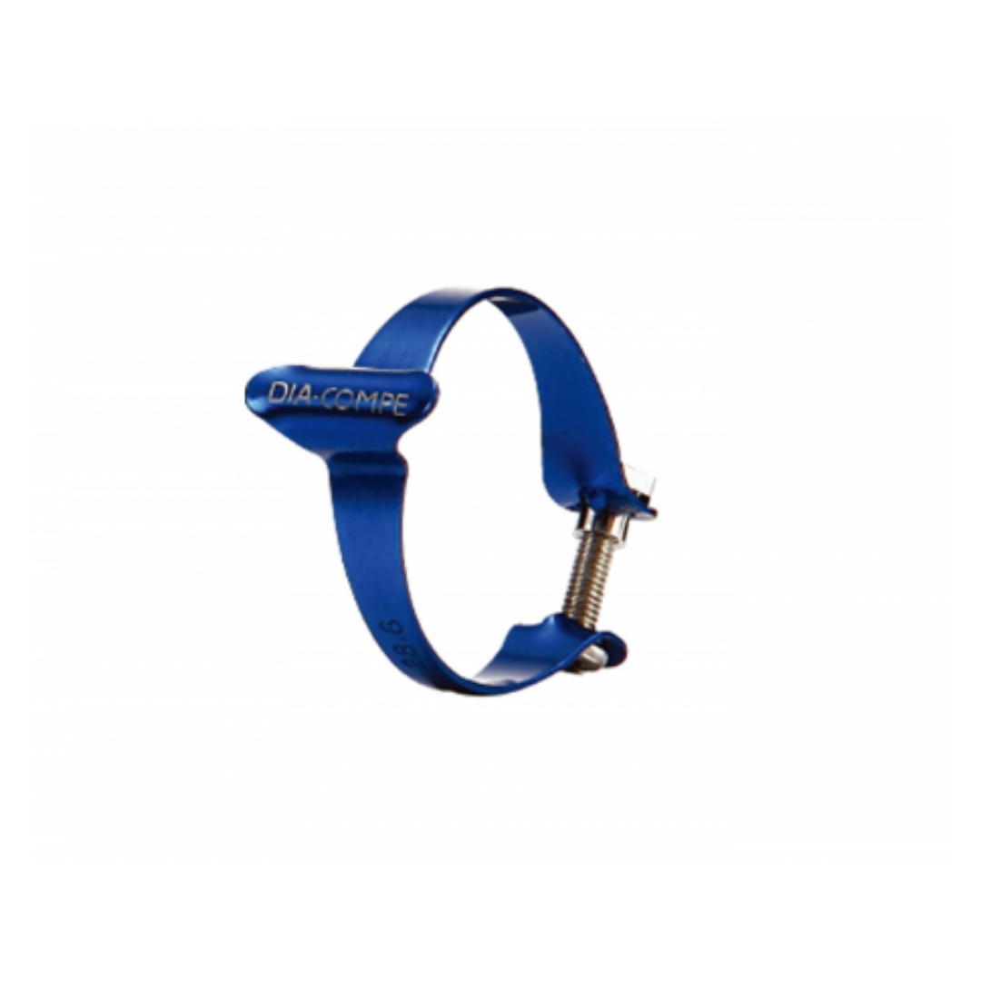 DIA COMPE Top Tube Brake Cable Clamp Blue
