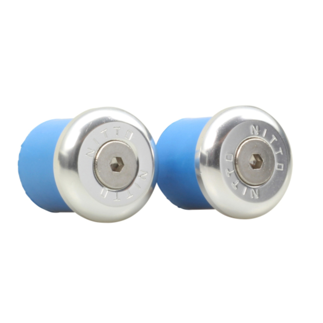 NITTO EC Bar End Plugs Silver