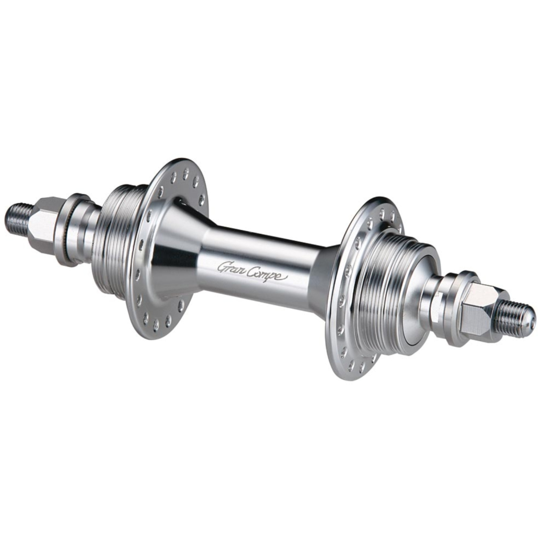 DIA COMPE Gran Compe SF Track Hub| Rear | 32L | Silver