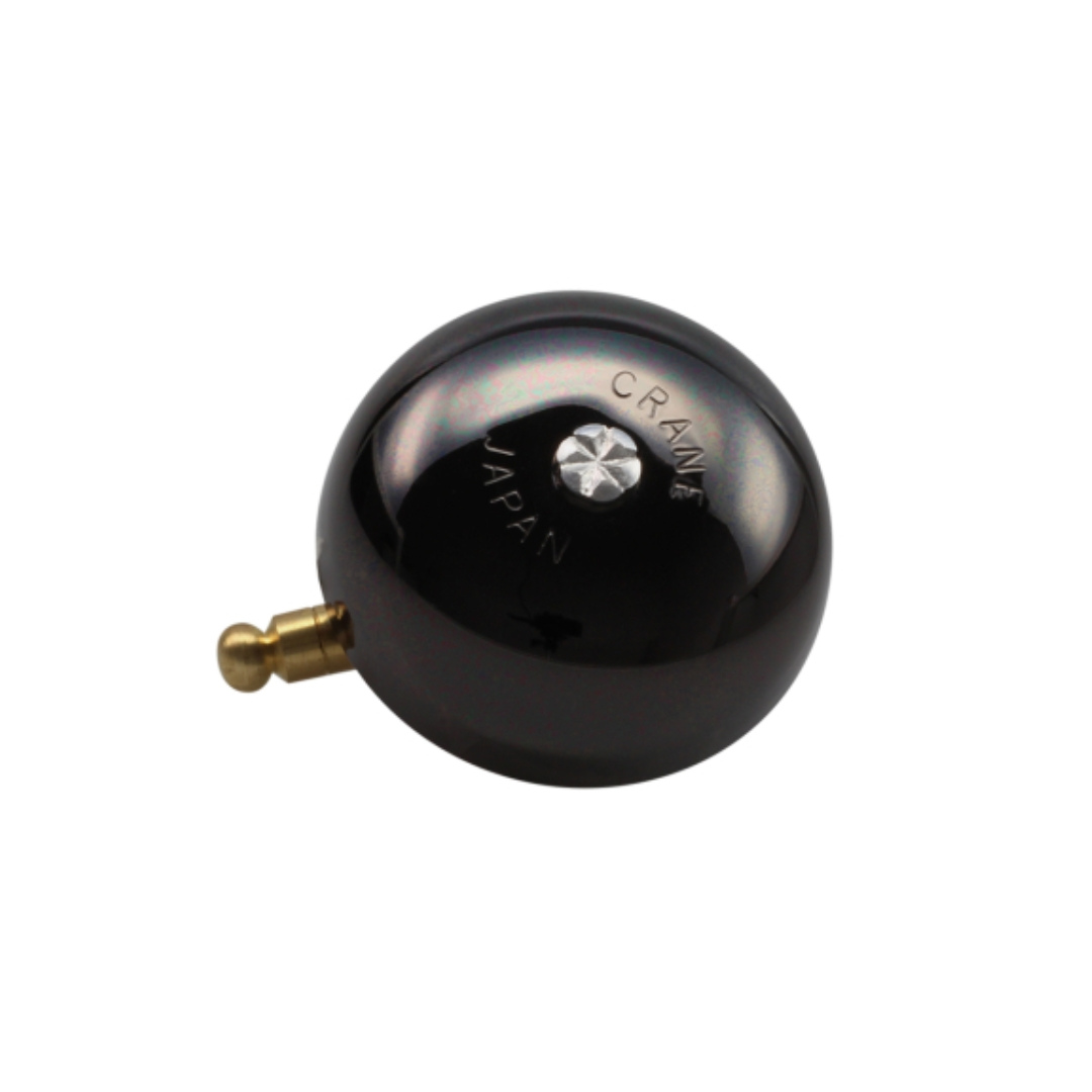 Crane Bell Co. "Karen" Fahrradklingel Steel Band Mount | Neo Black